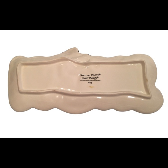 Fitz and Floyd | Holiday | Fitz And Floyd Snack Therapy Snow Tray New ...